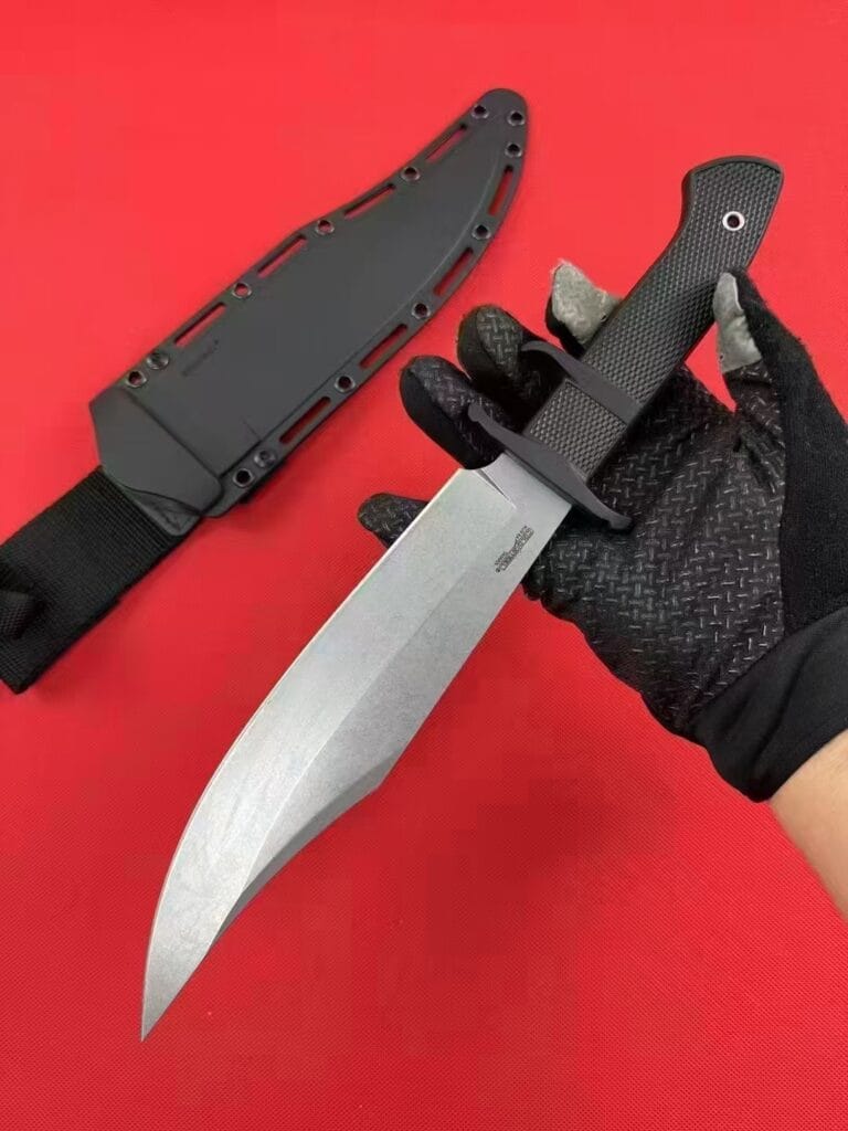 Cold Steel Marauder 9" Tactical Knife - Stone Wash Finish
