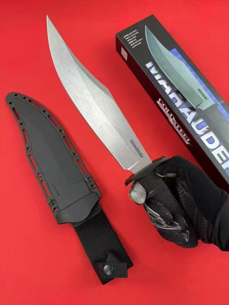 Cold Steel Marauder 9" Tactical Knife - Stone Wash Finish